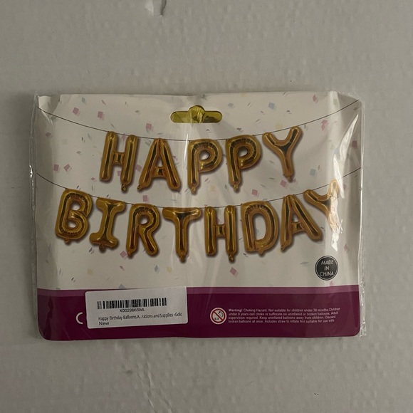 Party City | Party Supplies | Happy Birthday Banner | Poshmark